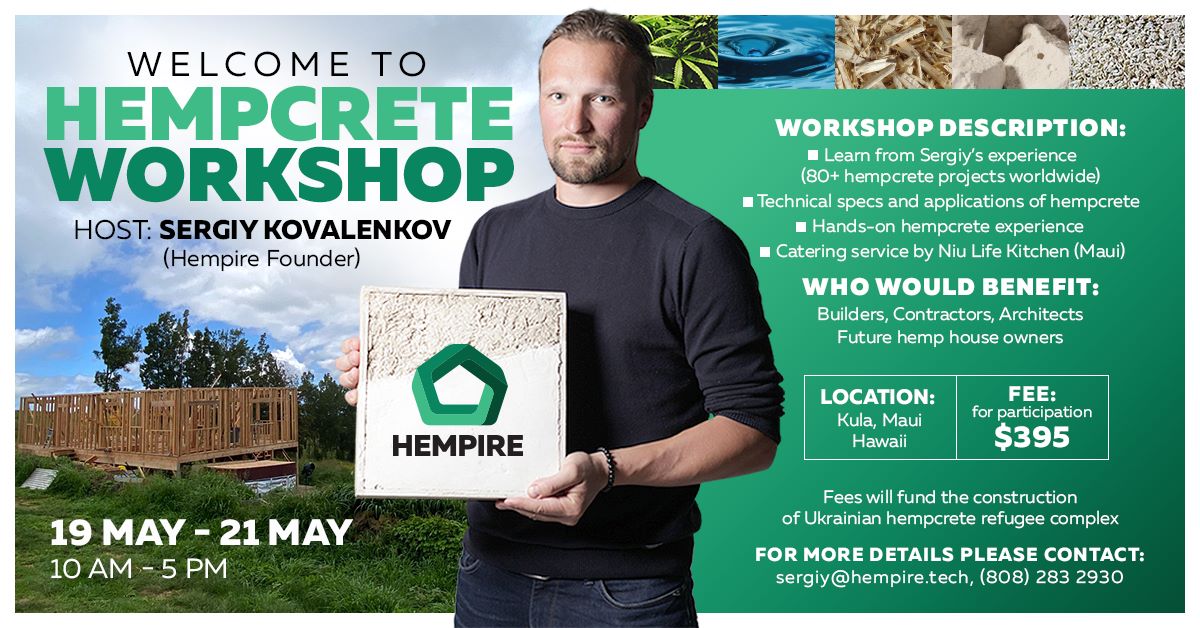 Why “Hempcrete” May Be the Green Building Solution the World Needs Now - The Maui Independent